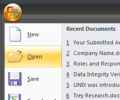 Preview Documents Without Opening Them In Word 2007