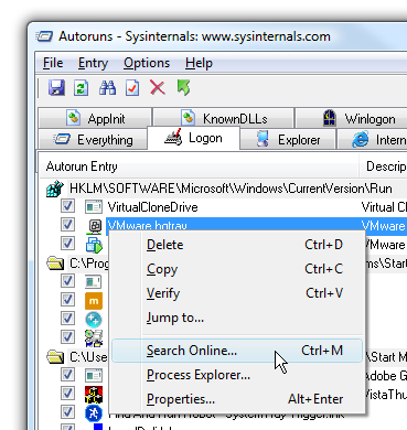 Using Autoruns Tool to Track Startup Applications and Add-ons