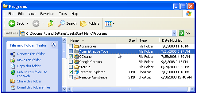 Get Vista Explorer Style Full Row Selection and Checkboxes in Windows XP