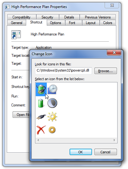 Create a Shortcut or Hotkey to Switch Power Plans