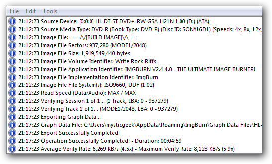 Burn Almost Anything to Disc with ImgBurn