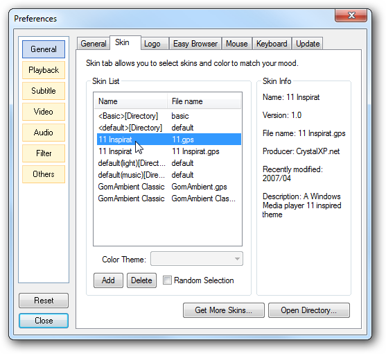 Play Almost Any Video Format with GOM Player