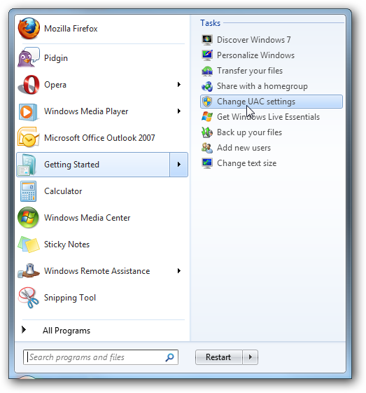 How To Manage UAC Notifications in Windows 7