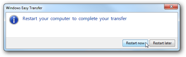 Migrate XP to Windows 7 with Easy Transfer Over the Network