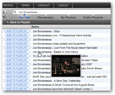 Create Music Video Playlists with TubeRadio.fm