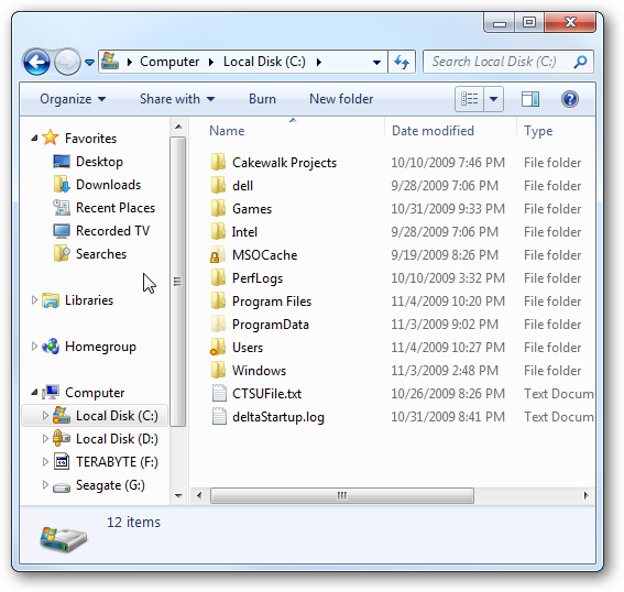 Make the Navigation Pane Easier to Manage in Windows 7
