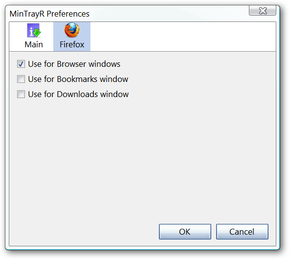 Minimize Firefox to the System Tray the Easy Way