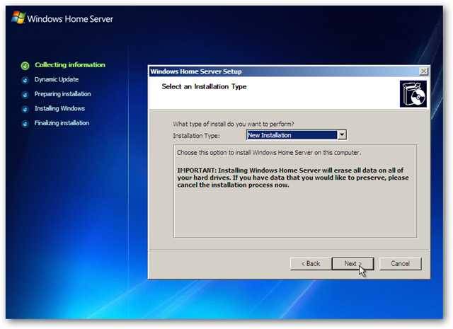 How To Install and Setup Windows Home Server