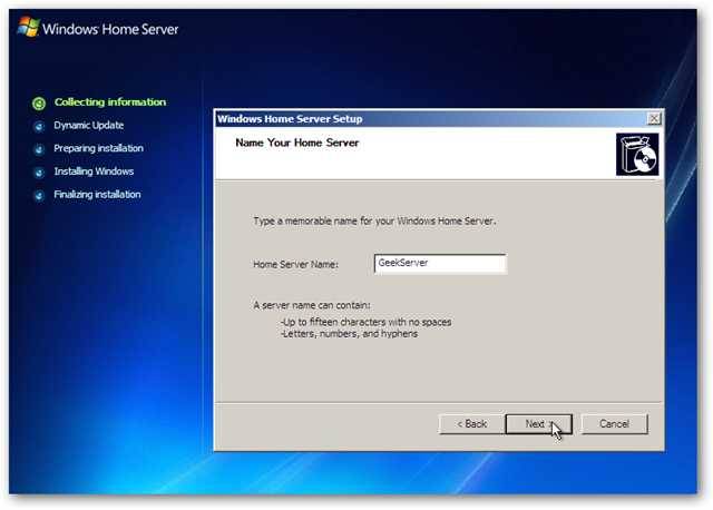 How To Install and Setup Windows Home Server