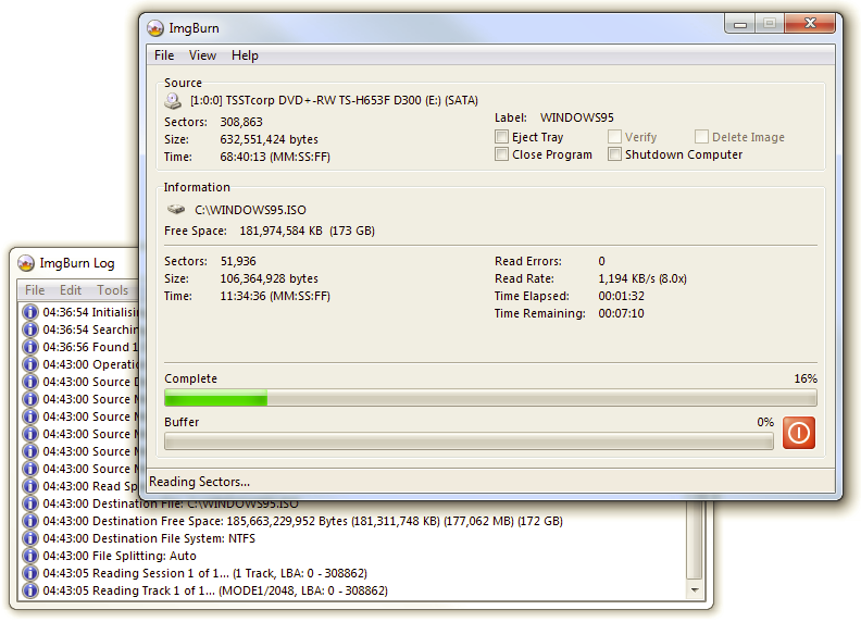 How to Create a Windows ISO from a Disc Using ImgBurn