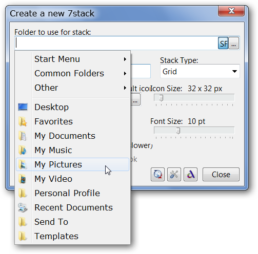 Add OS X Styled Stacks to Your Computer with 7Stacks