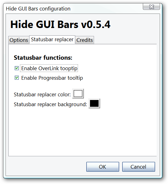 Hide Some or All of the GUI Bars in Firefox