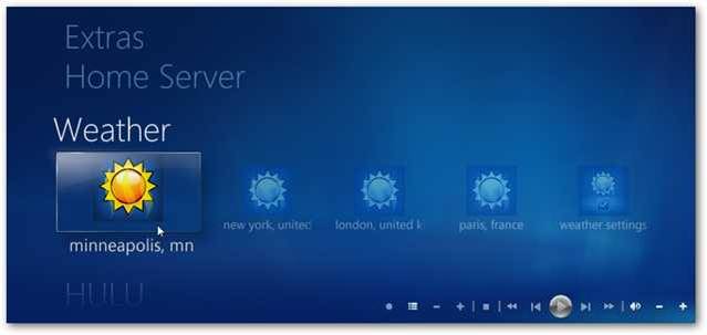 View Weather Conditions in Windows 7 Media Center