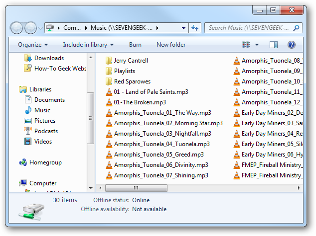 Map a Network Drive from XP to Windows 7