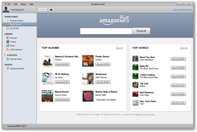 doubleTwist is an iTunes Alternative that Supports Several Devices