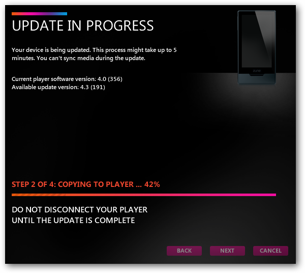 Update Your Zune Player Software