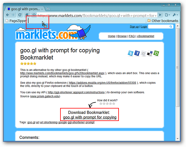 Create Shortened goo.gl URLs in Your Favorite Browser