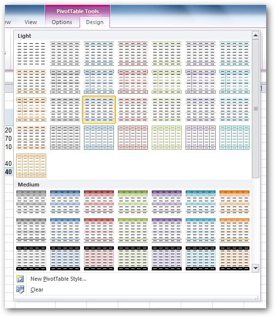 Working with Pivot Tables in Microsoft Excel
