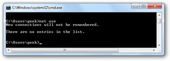 How To Disconnect Non-Mapped UNC Path "Drives" in Windows
