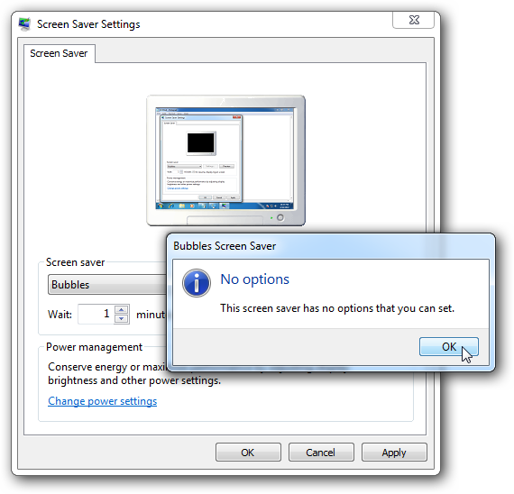Customize the Default Screensavers in Windows 7 and Vista