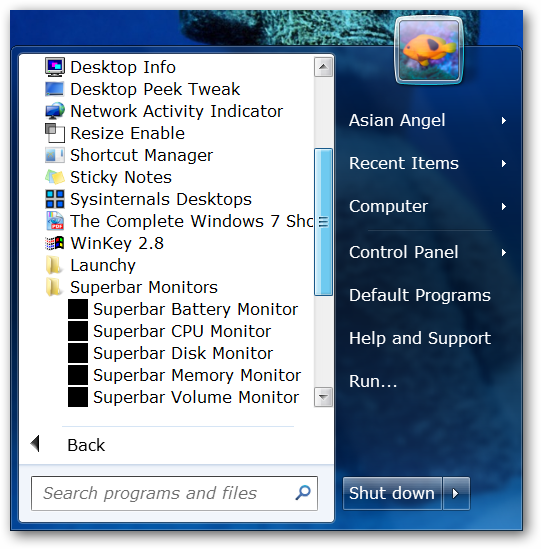 Monitor System Resources from the Windows 7 Taskbar