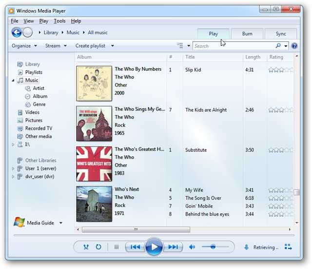 Create Custom Playlists in Windows Media Player 12