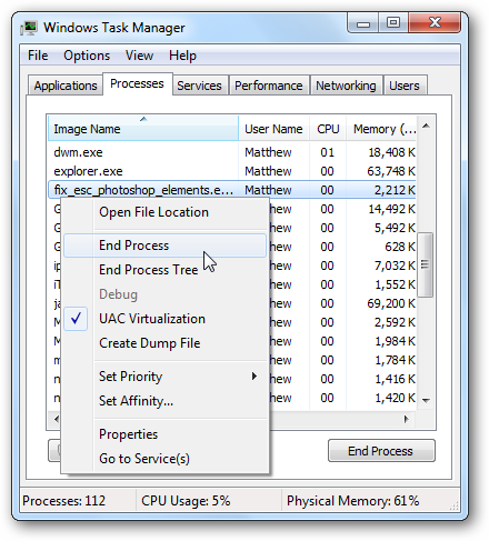 How to Fix Photoshop Breaking the Escape Key in Windows