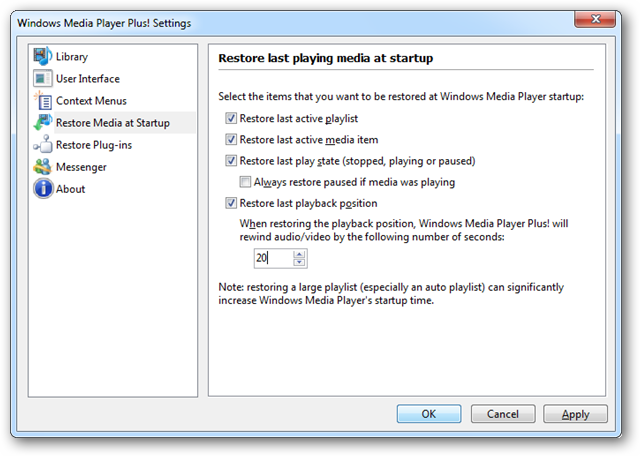 Add New Features to WMP with Windows Media Player Plus