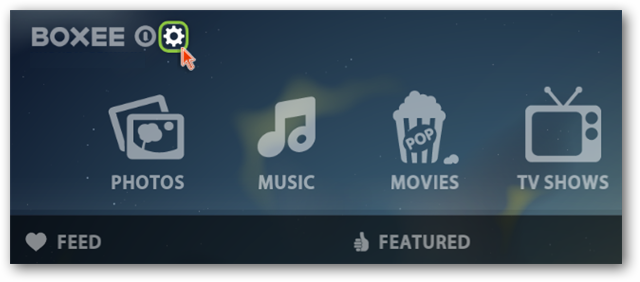 Customize the Background in Boxee