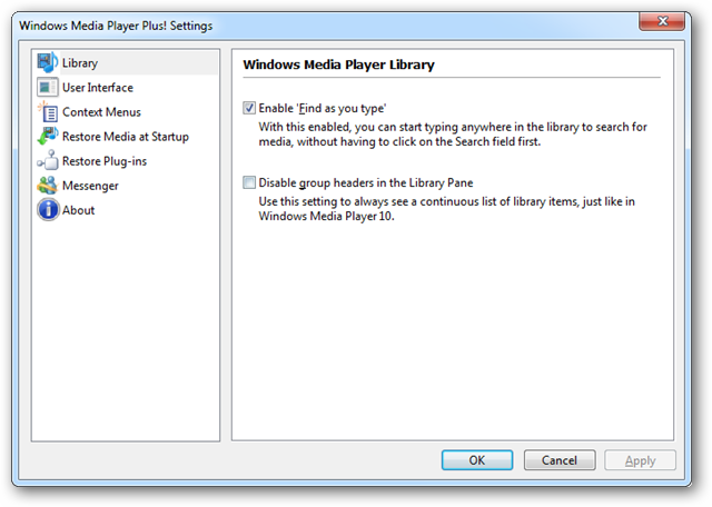 Add New Features to WMP with Windows Media Player Plus