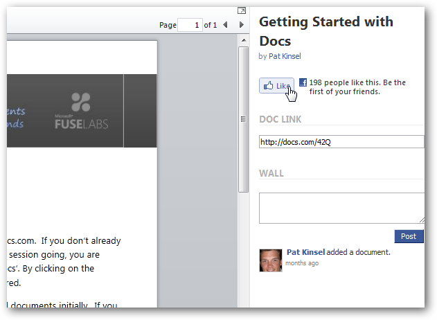 Collaborate on Office Documents With Your Facebook Friends on Docs.com