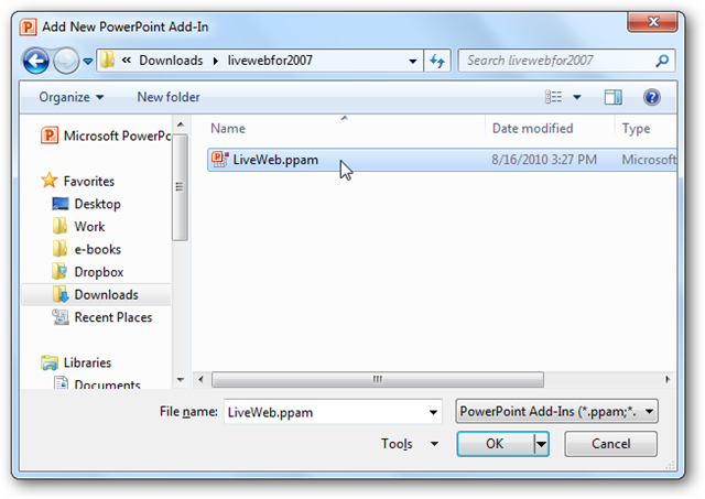 How To Add Live Web Pages to a PowerPoint Presentation