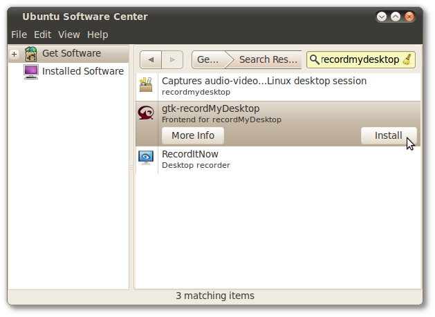 Record Screen Activity in Ubuntu with RecordMyDesktop