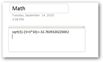 Calculate Simple Math Quickly in OneNote