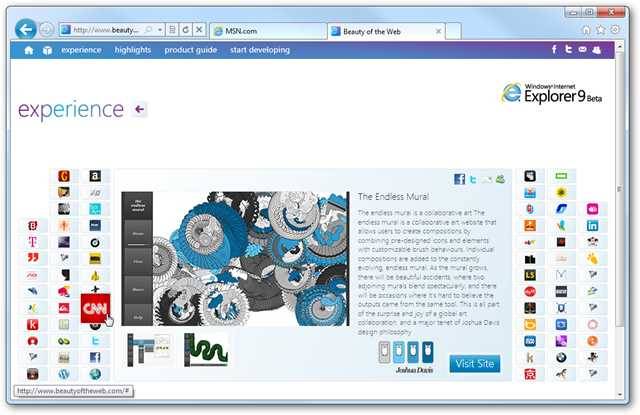 Internet Explorer 9 Screenshot Tour: It's Got a Completely New Interface