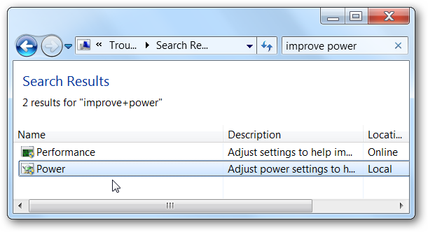 Improve Battery Life in Windows 7 with the Built-In Power Troubleshooter