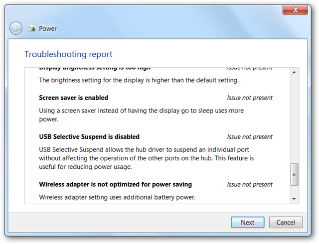 Improve Battery Life in Windows 7 with the Built-In Power Troubleshooter