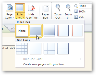Personalize Your OneNote 2010 Notebooks With Backgrounds and More