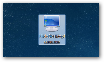 Create a Shortcut or Hotkey to Turn the Desktop Icons On or Off