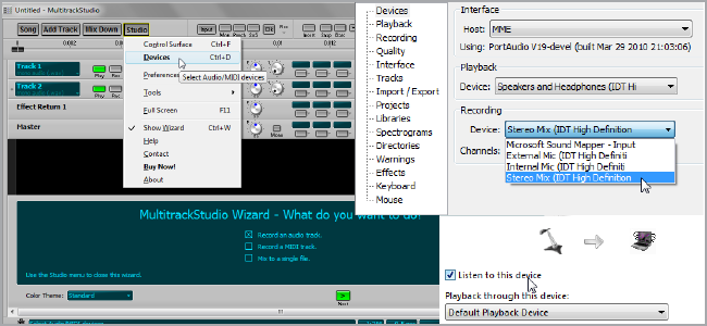 How To Record From Multiple Audio Devices Simultaneously