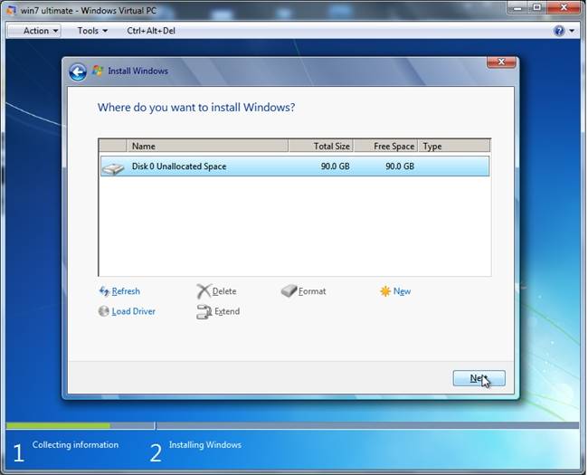 Beginner: How to Use Virtual PC to Install Windows 7 into a Virtual Machine