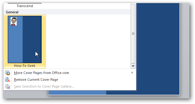 How to Create Custom Cover Pages in Microsoft Word 2010