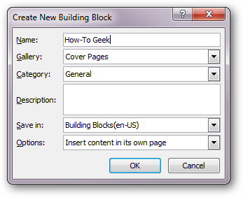 How to Create Custom Cover Pages in Microsoft Word 2010