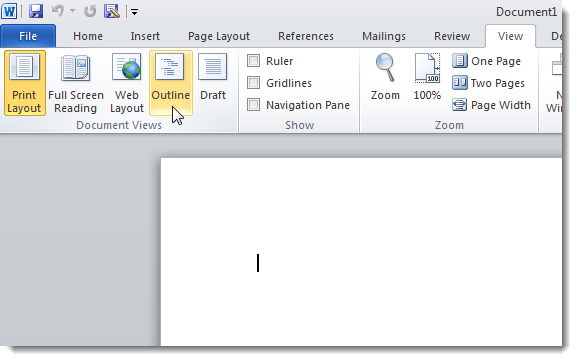 master documents word