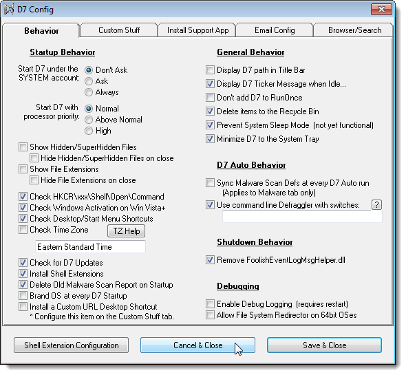 How to Backup Profiles, Repair, and Tweak Windows Settings Using D7