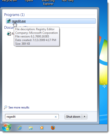 Take Ownership of a Registry Key in Windows 7