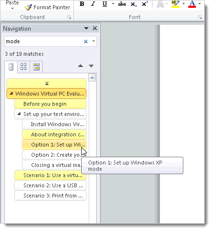 Learn How to Use the Navigation Pane in Microsoft Word