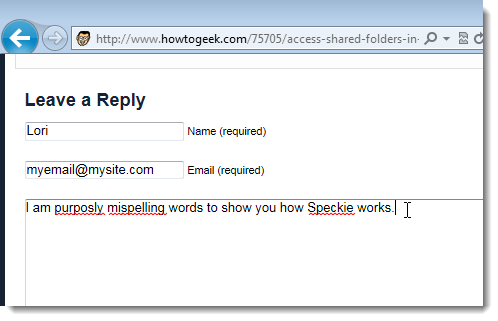 Add Spell Checking to Internet Explorer 9