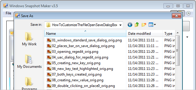 How to Customize the File Open/Save Dialog Box in Windows