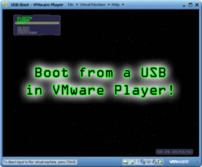 How to Boot a VMware Virtual Machine from a USB Drive